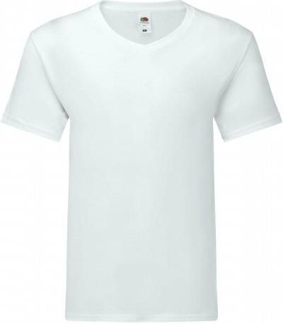 Koszulka V-neck w serek Fruit of Loom Biały 3XL - Ceny i opinie - Ceneo.pl