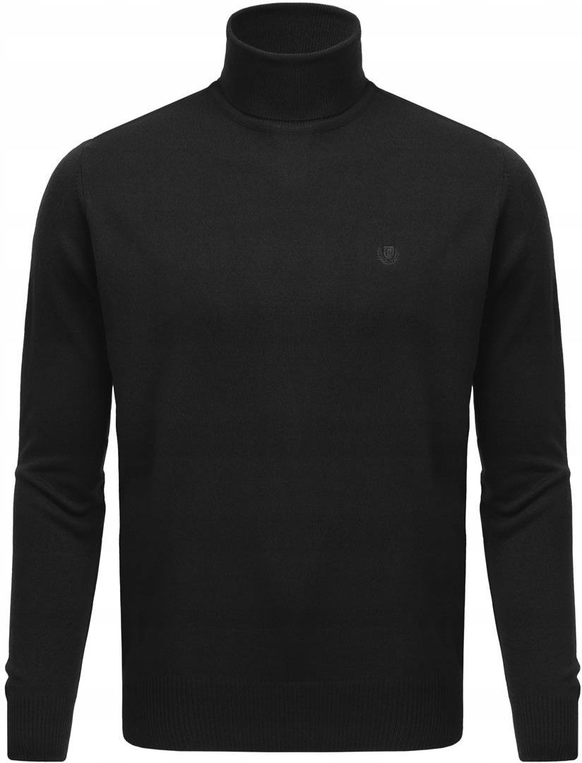 Klasyczny Golf sweter męski gładki Czarny M - Ceny i opinie - Ceneo.pl