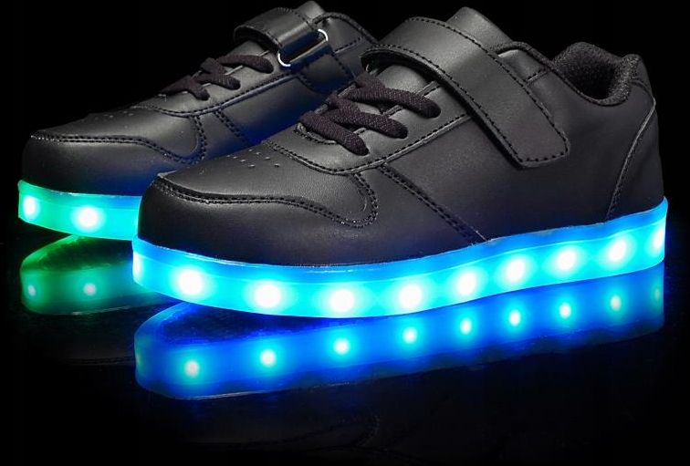 Buty Led Z Podświetleniem Świecące Na Rzep Czarne - Ceny i opinie ...