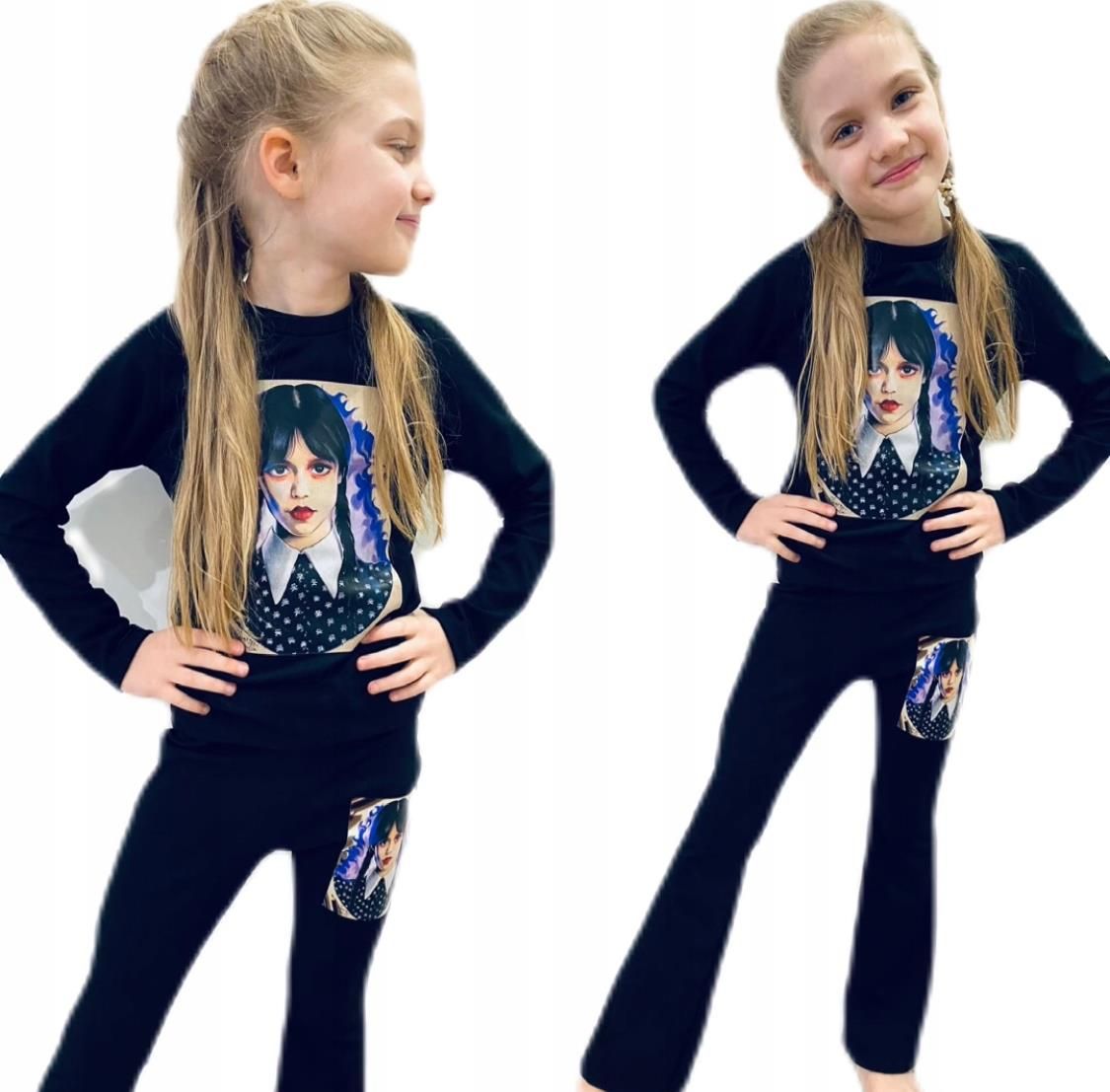 Komplet dres Wednesday bluzka Dzwony prążek 116 - Ceny i opinie - Ceneo.pl