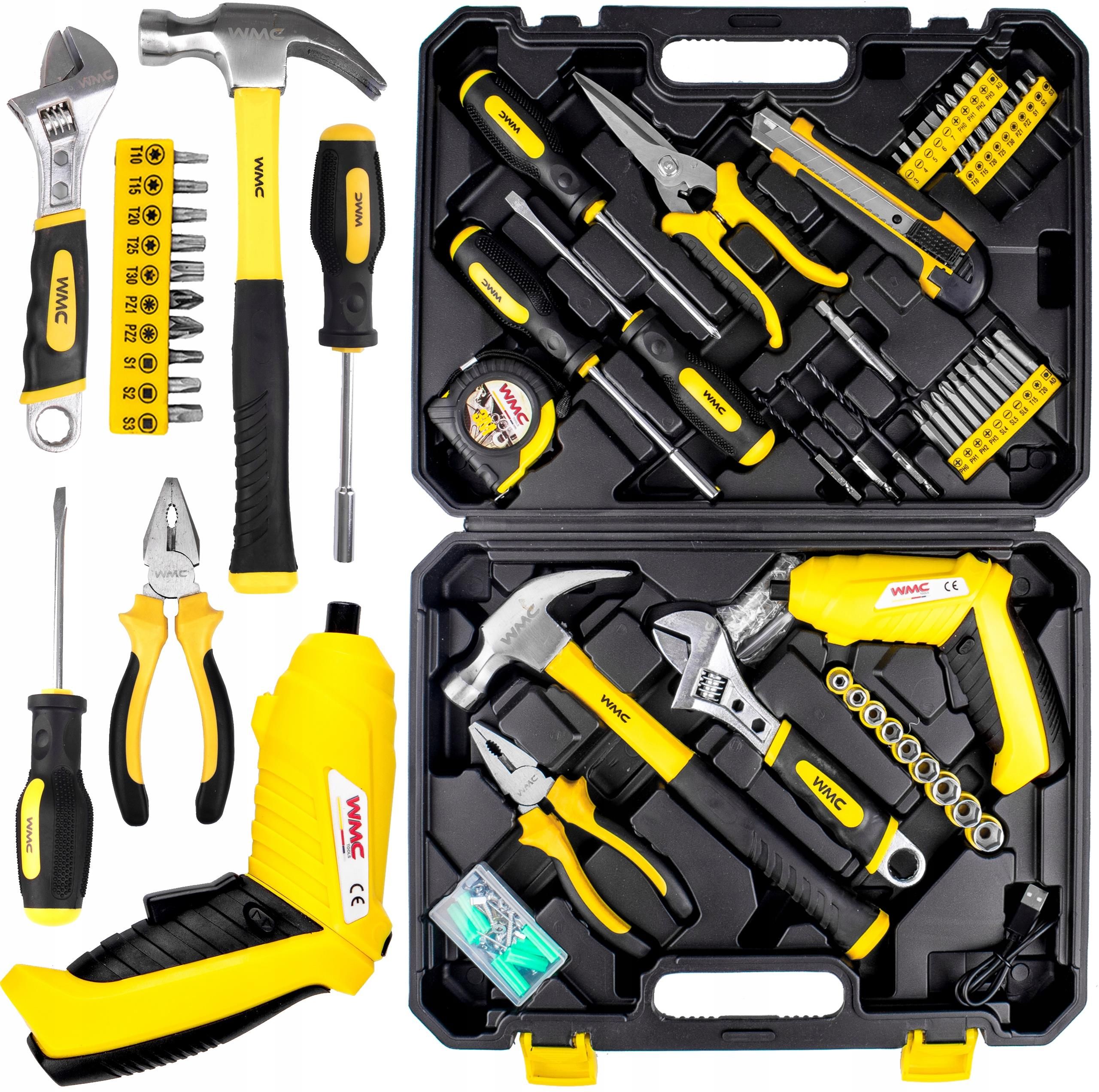 Zestaw narzędziowy Wmc Tools Zestaw Narzędzi Walika Wkrętak Klucze 110 ...