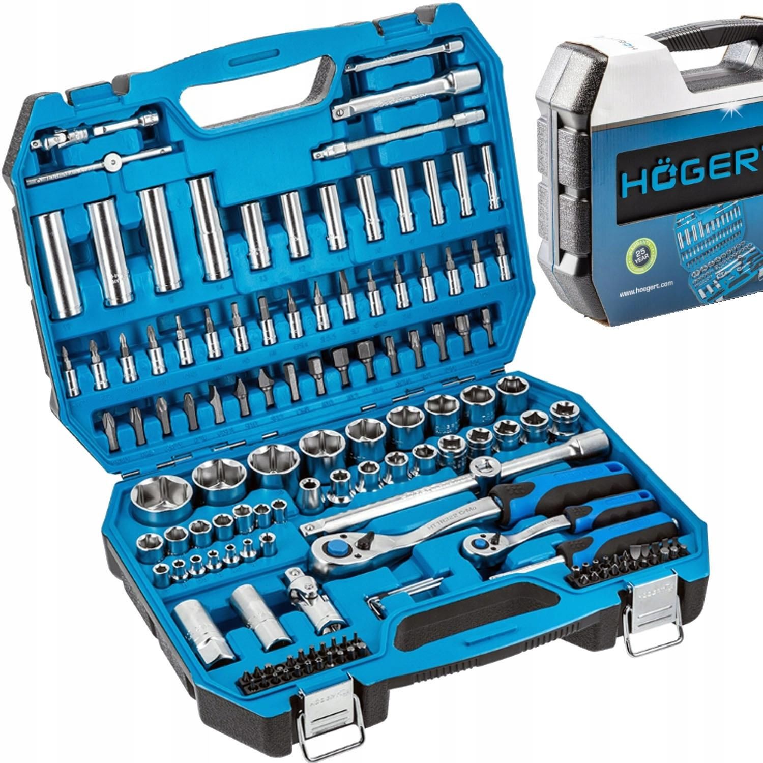 Zestaw narzędziowy Hoegert Technik Walizka Zestaw Narzędzi Kluczy 144 El Hogert - Opinie i ceny ...