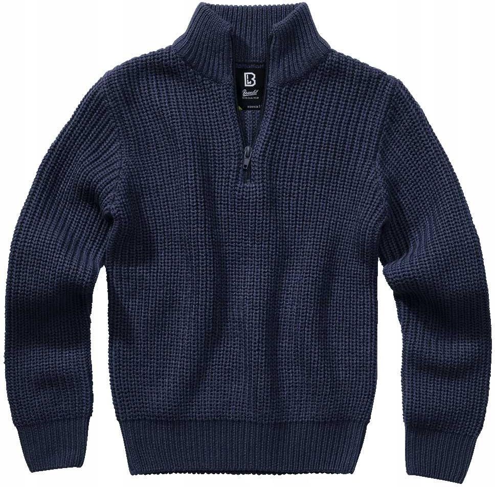 Sweter Brandit Marine Troyer Pullover 170/176 - Ceny i opinie - Ceneo.pl