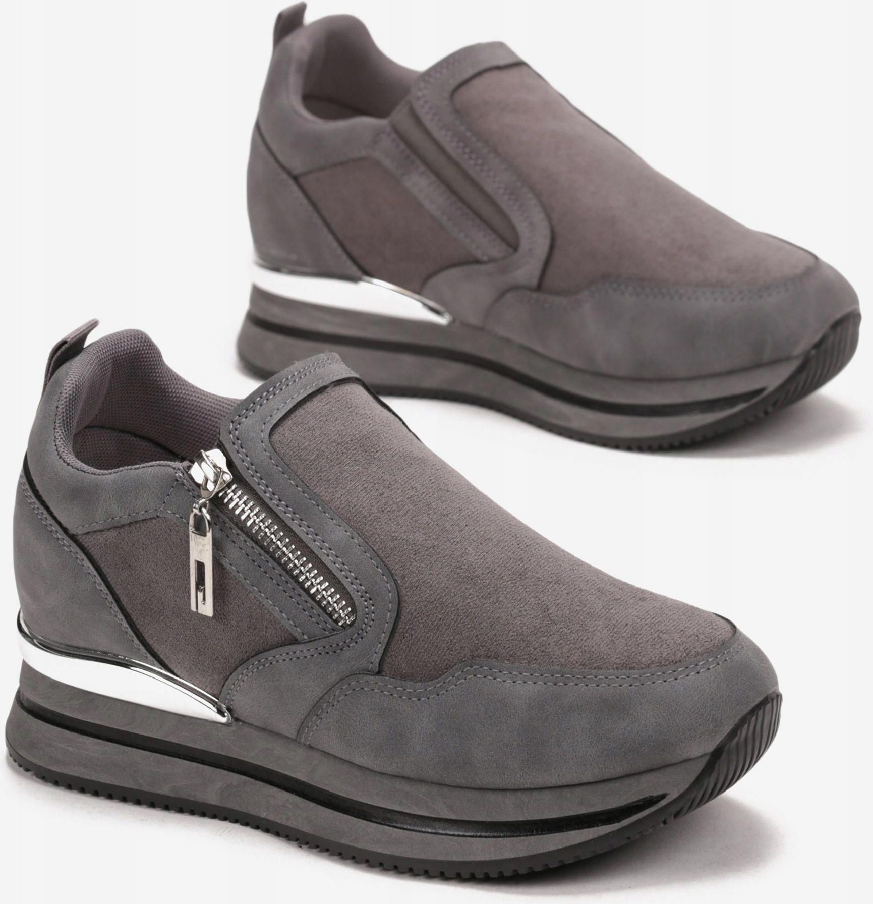 Born2Be Ciemnoszare Sneakersy damskie 36 - Ceny i opinie - Ceneo.pl