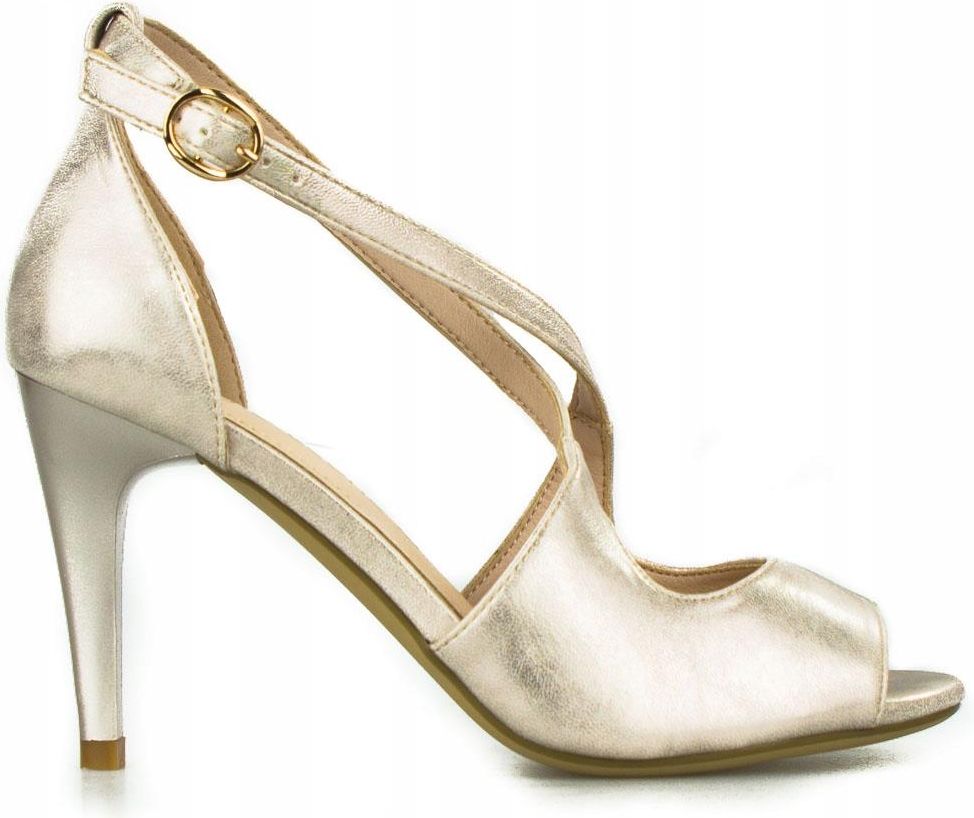 Szpilki 9 CM Odkryte Z Cholewką Retro Przecierane - Ceny i opinie ...