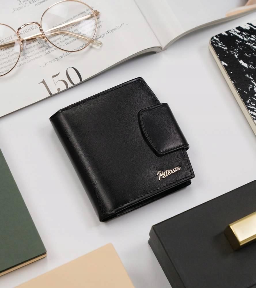 Minimalistyczny portfel damski z systemem RFID Protect - Peterson ...