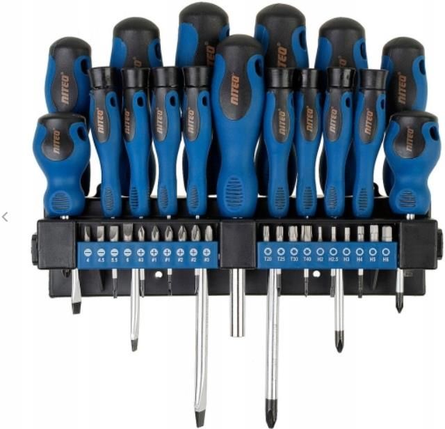 Śrubokręt Niteo Tools Zestaw Śrubokrętów Niteo 37 Elementów - Opinie i ceny na Ceneo.pl