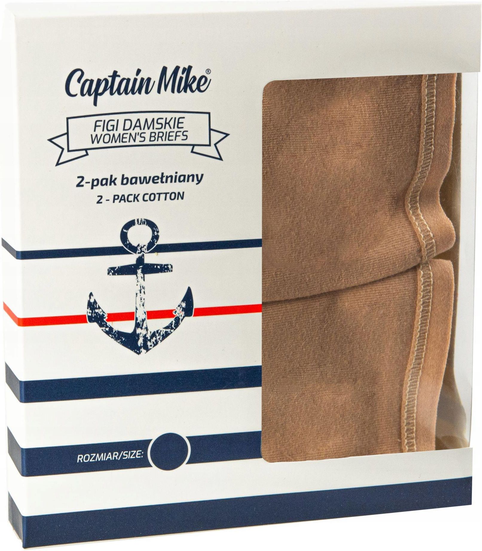 Figi damskie, bielizna Captain Mike 2 pack, r.L - Ceny i opinie - Ceneo.pl