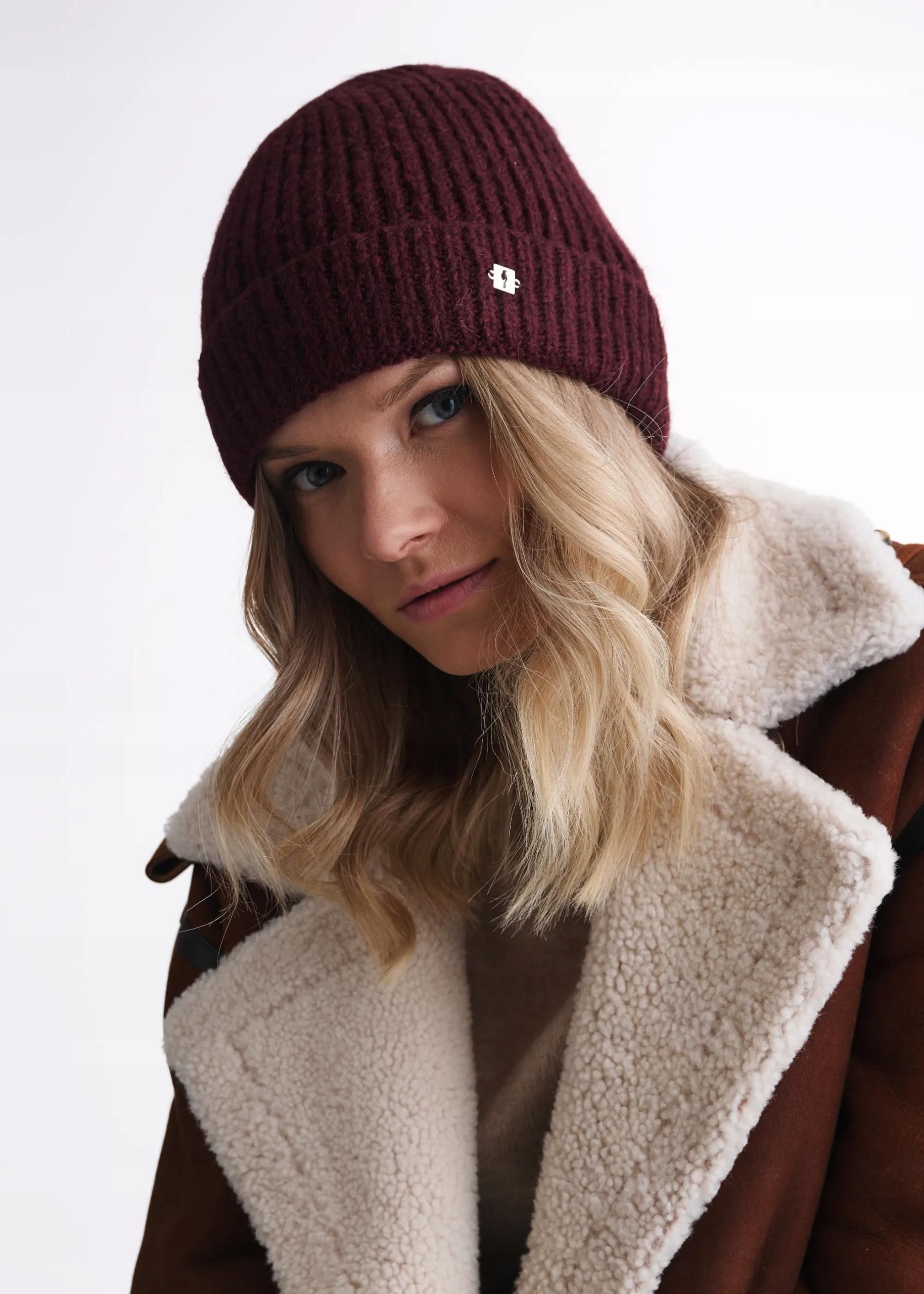 Ochnik Dzianinowa czapka damska CZADT-0060A-49 - Ceny i opinie - Ceneo.pl