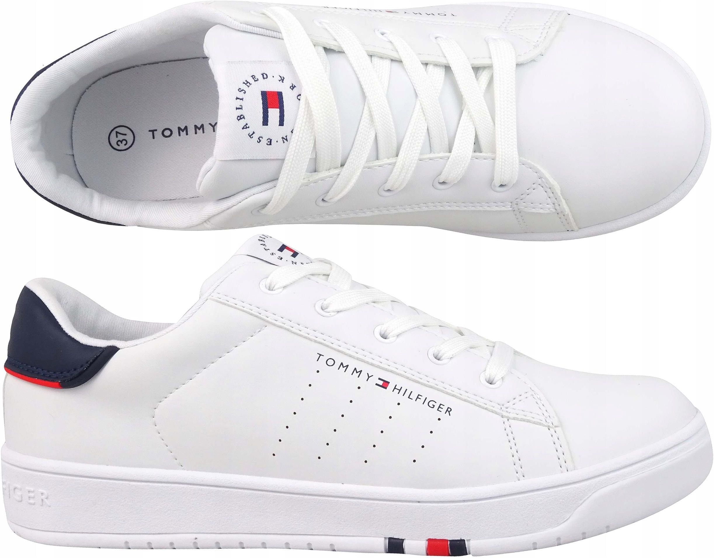 Tommy Hilfiger Sneakers Buty Damskie Trampki Białe - Ceny i opinie ...