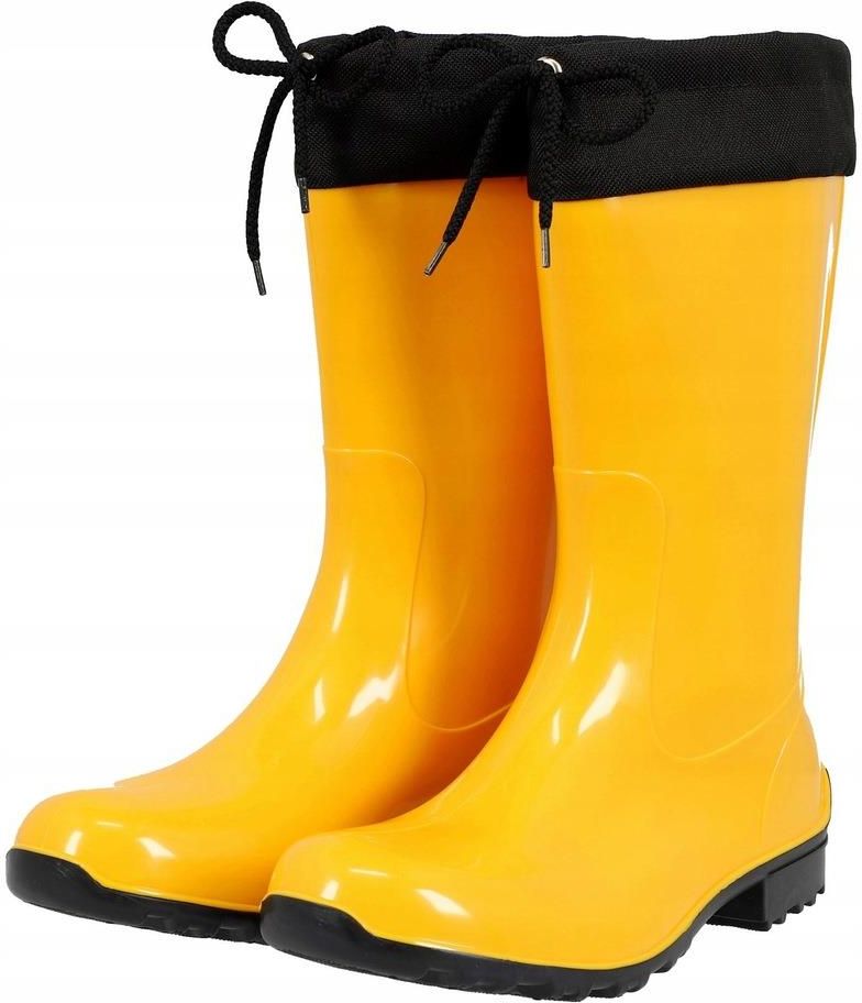 Kalosze Damskie Lekkie Polskie gumowce żółte 42 - Ceny i opinie - Ceneo.pl