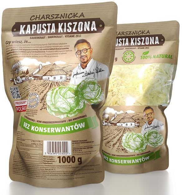 Charsznickie Pola Natury Kapusta Kiszona Bio 1kg - Ceny i opinie - Ceneo.pl