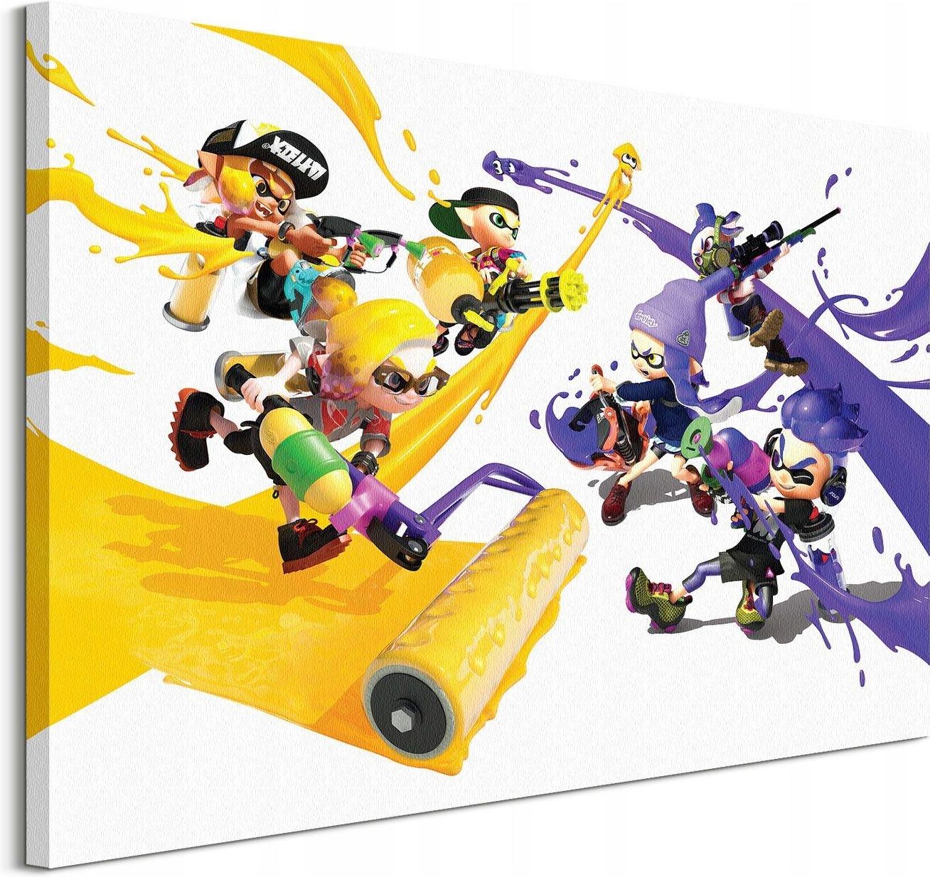 Pyramid International Obraz Na Płótnie Splatoon Paint Battle 80X60 Cm ...