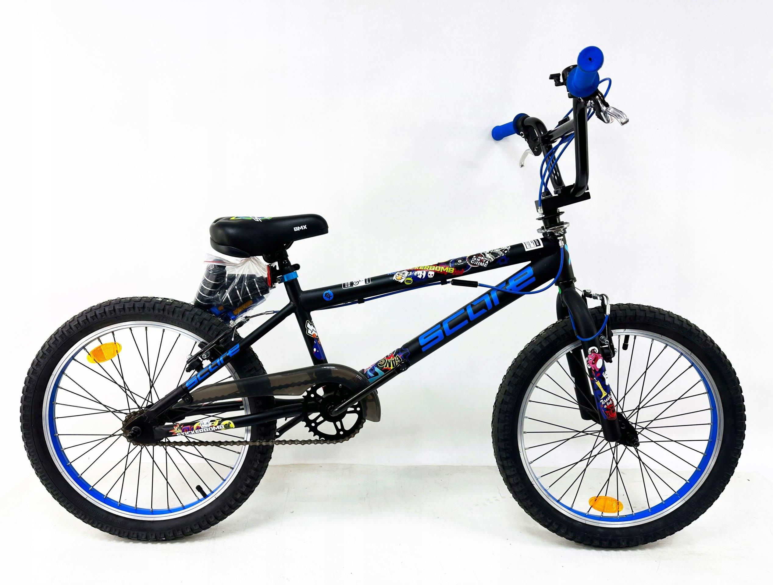 Score Bmx Czarno Niebieski Mat 20 2022 - Rowery Bmx - Ceny i opinie ...