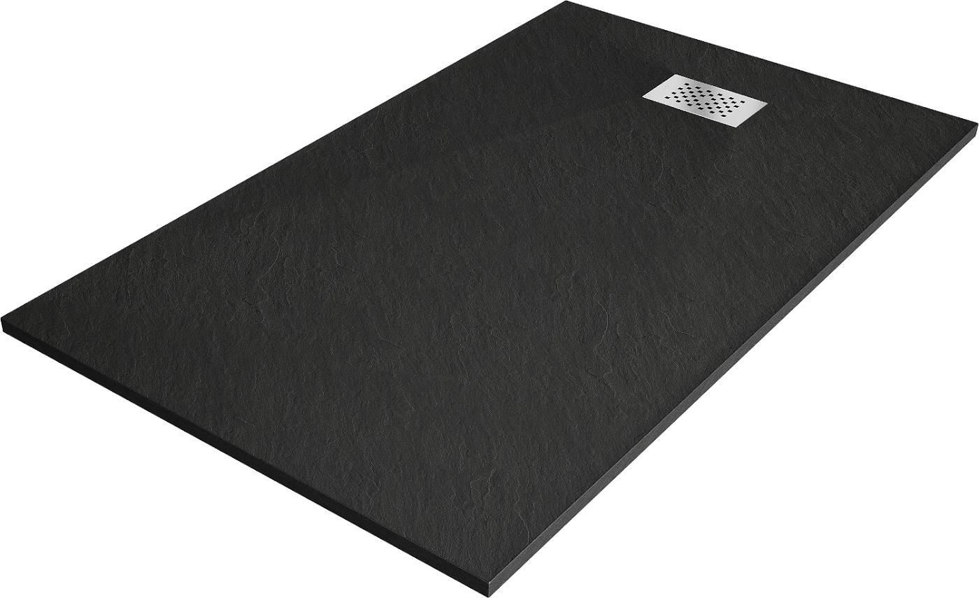 Brodzik Mexen Hugo 150x80 Czarny 42708015X - Opinie i ceny na Ceneo.pl