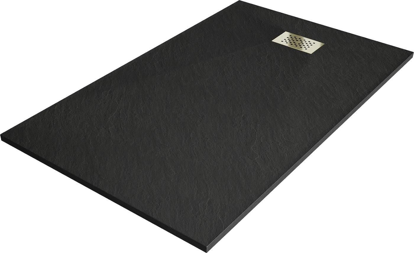 Brodzik Mexen Hugo 150X90 Czarny 42709015G - Opinie i ceny na Ceneo.pl