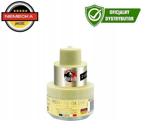Bufalo Pasta do butów Połysk 2w1 Bezbarwny 40ml - Ceny i opinie - Ceneo.pl