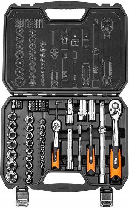 Zestaw narzędziowy Neo Tools Zestaw Kluczy Nasadowych W Walizce Bity 73El - Opinie i ceny na ...