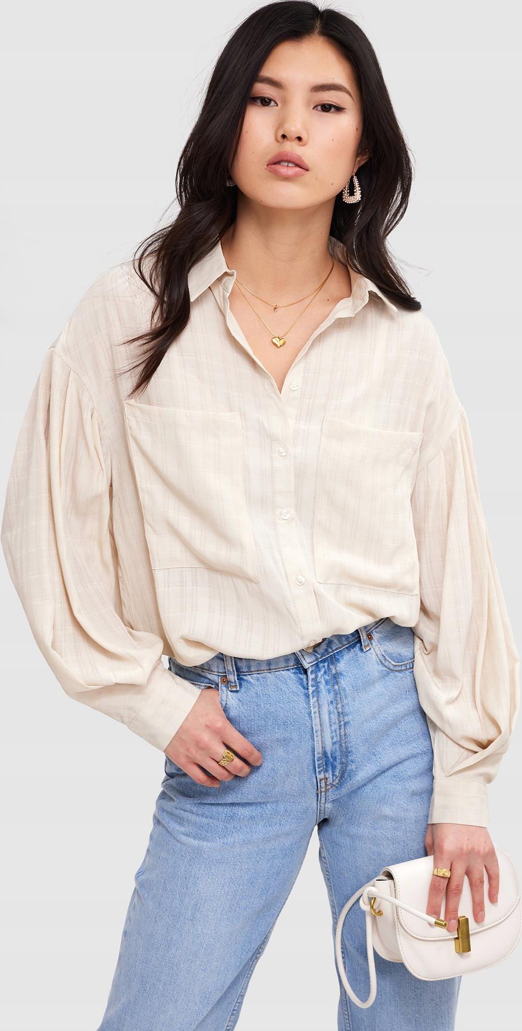 Loavies Beige blouse - Ceny i opinie - Ceneo.pl