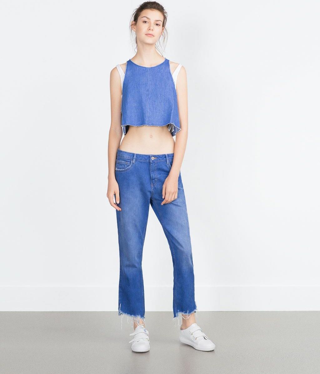 C598 Zara Trafaluc Bluzka damska Xs - Ceny i opinie - Ceneo.pl