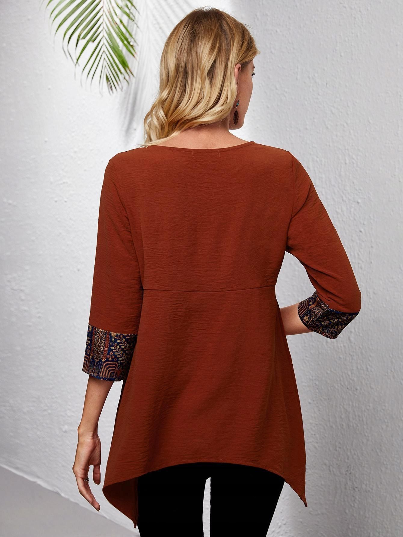 Bluzka Okrągły Dekolt M TC14109 *emery Rose Asymetryczna - Ceny i ...