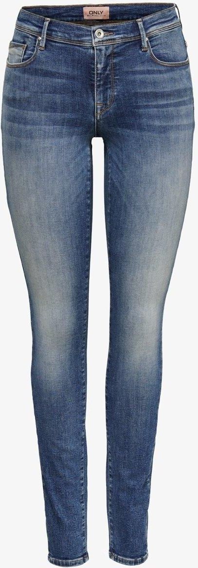 Niebieskie jeansy skinny efekt sprania W27 L32 - Ceny i opinie - Ceneo.pl