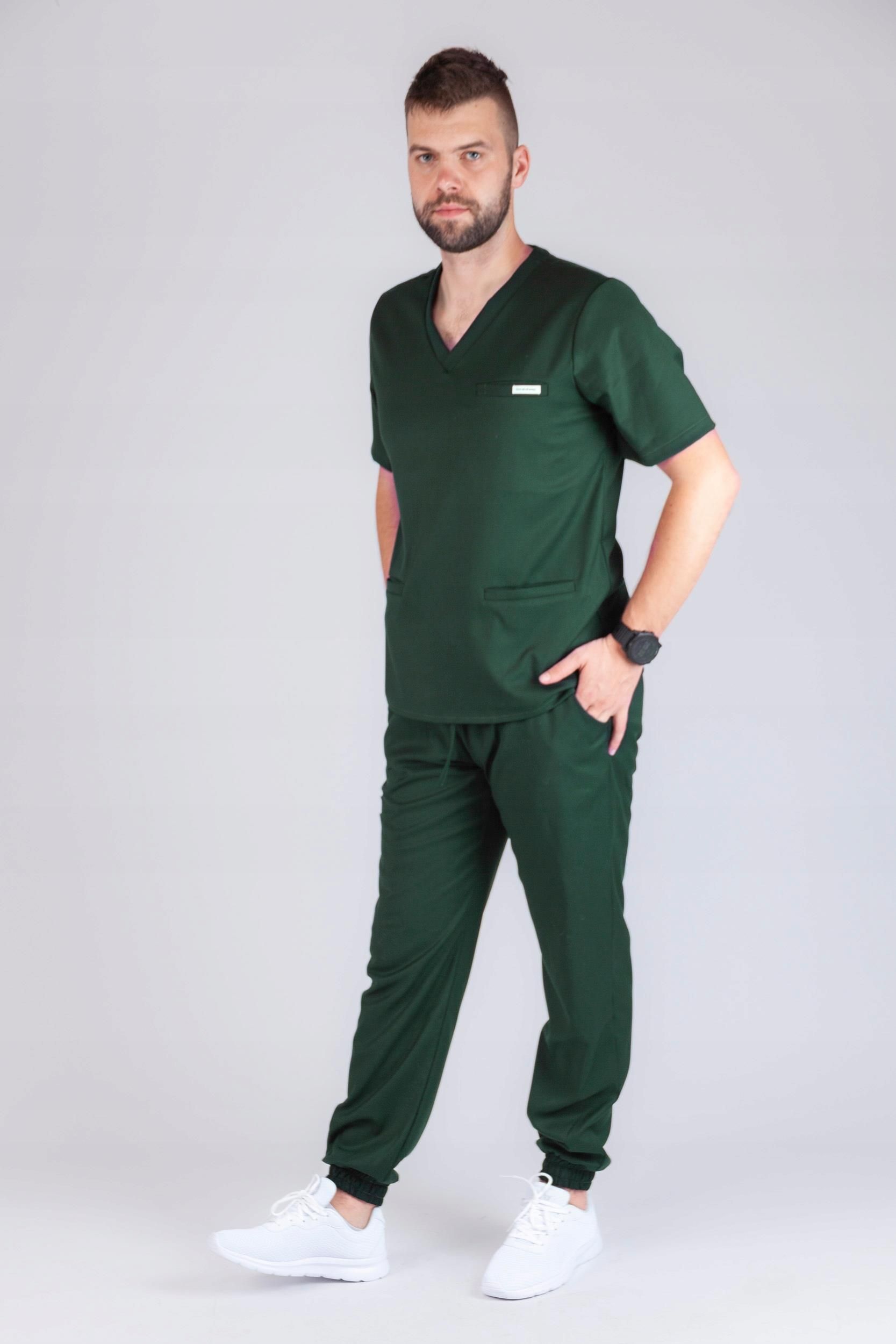 Scrubsheep Komplet Medyczny Scrubs Mundurek Męski Pine Green Xxl - Ceny ...
