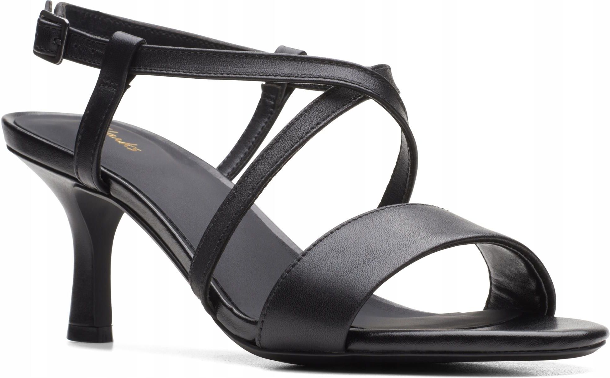 Sandałki Clarks Amali Buckle skórzane czarne 41 - Ceny i opinie - Ceneo.pl
