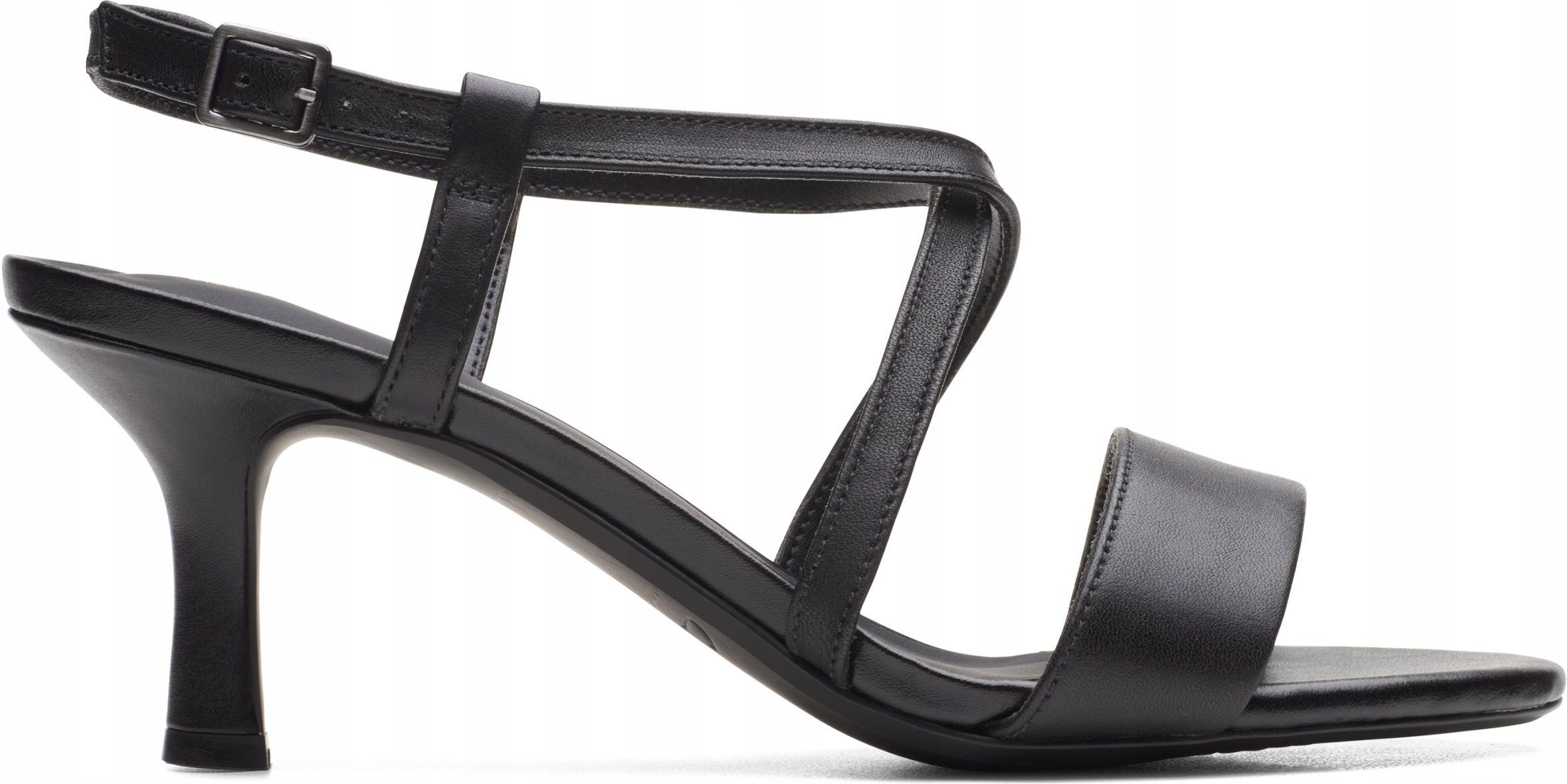 Sandałki Clarks Amali Buckle skórzane czarne 41 - Ceny i opinie - Ceneo.pl