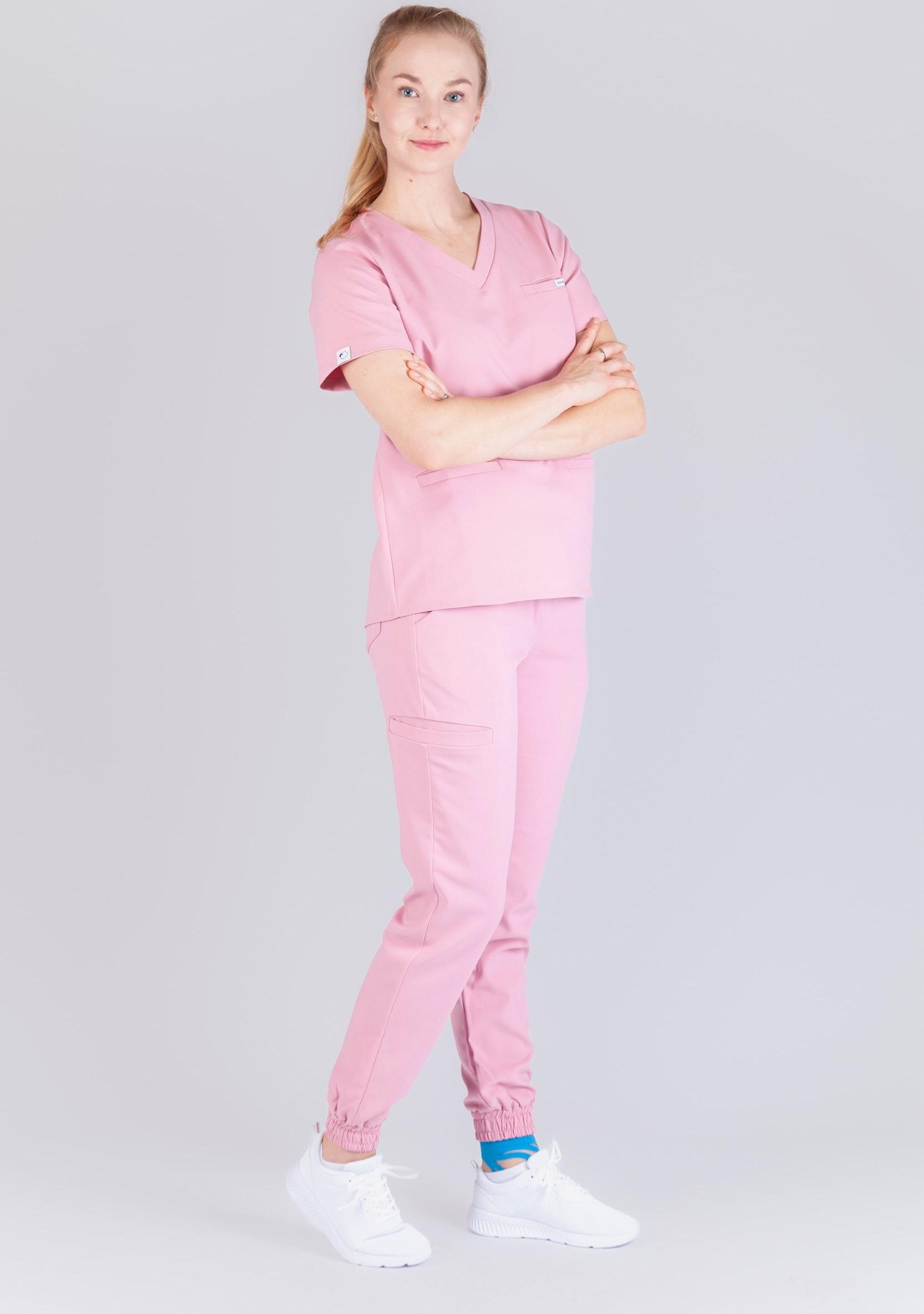 Scrubsheep Komplet Medyczny Scrubs Mundurek Damski Dusty Pink M - Ceny ...