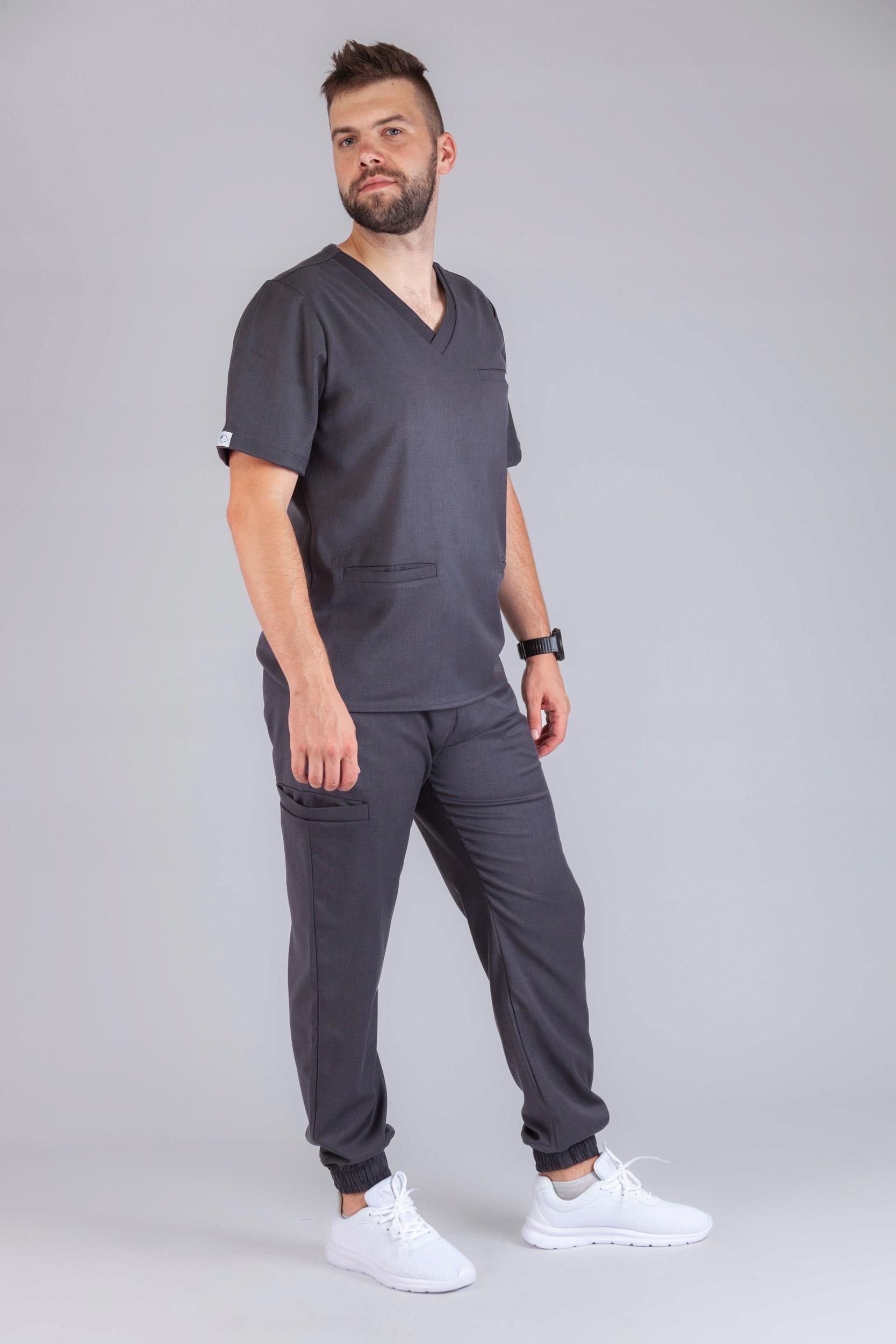 Scrubsheep Komplet Medyczny Scrubs Mundurek Męski Shadow Grey Xl - Ceny ...
