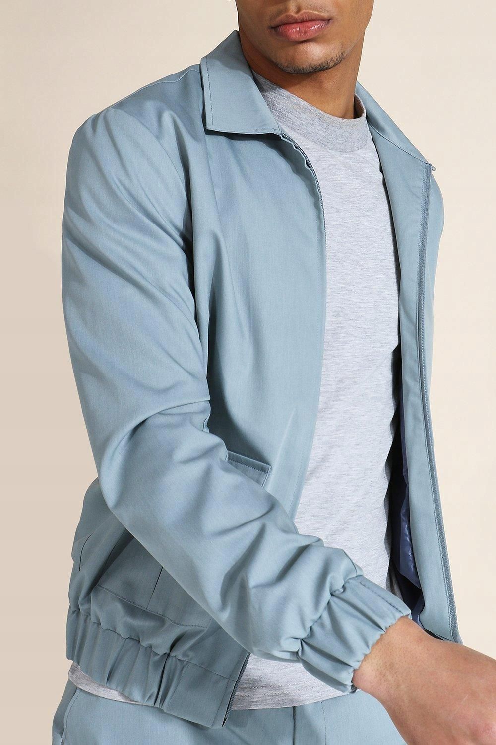 BoohooMAN zielona cienka męska kurtka XL - Ceny i opinie - Ceneo.pl