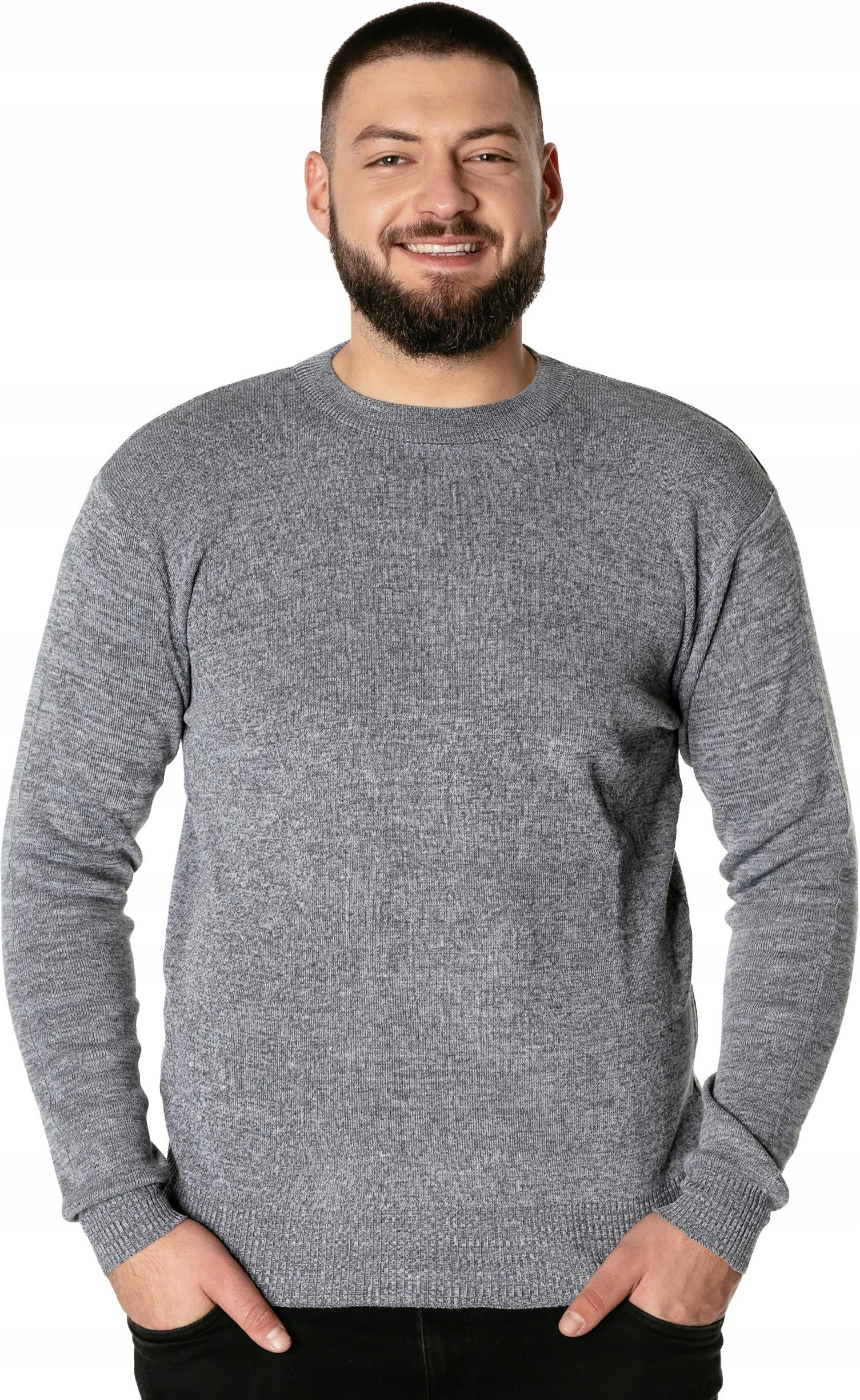 Gładki Sweterek Sweter Męski Klasyczny Półgolf 2330-01 r 8XL - Ceny i ...