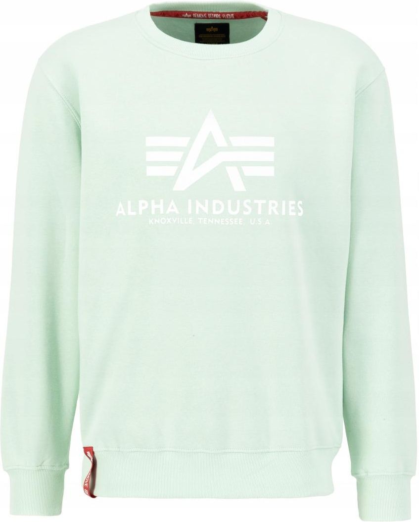 Bluza Alpha Industries Basic Sweater mint M - Ceny i opinie - Ceneo.pl