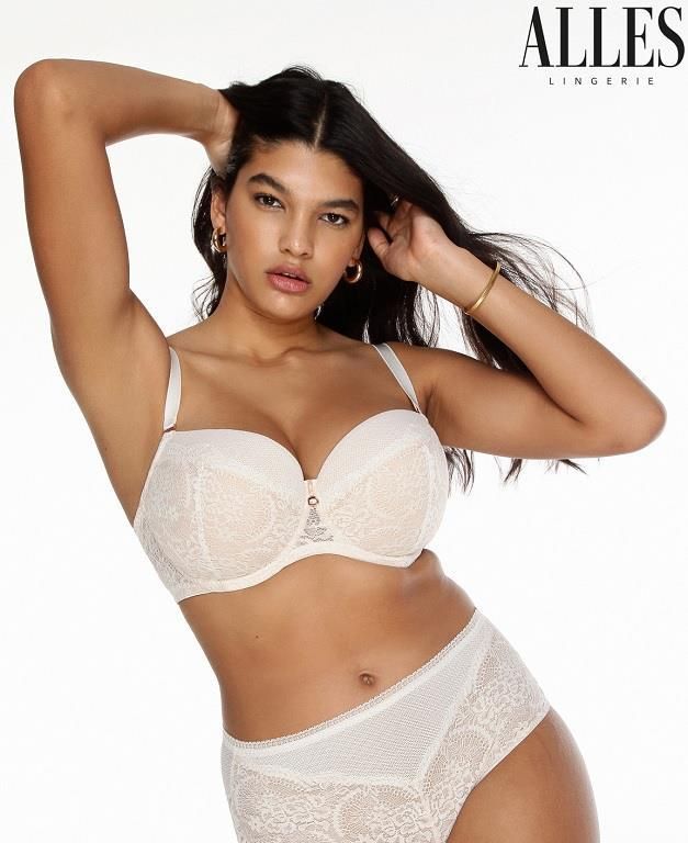 Alles Fiore usztywniany 95C beż-biały - Ceny i opinie - Ceneo.pl