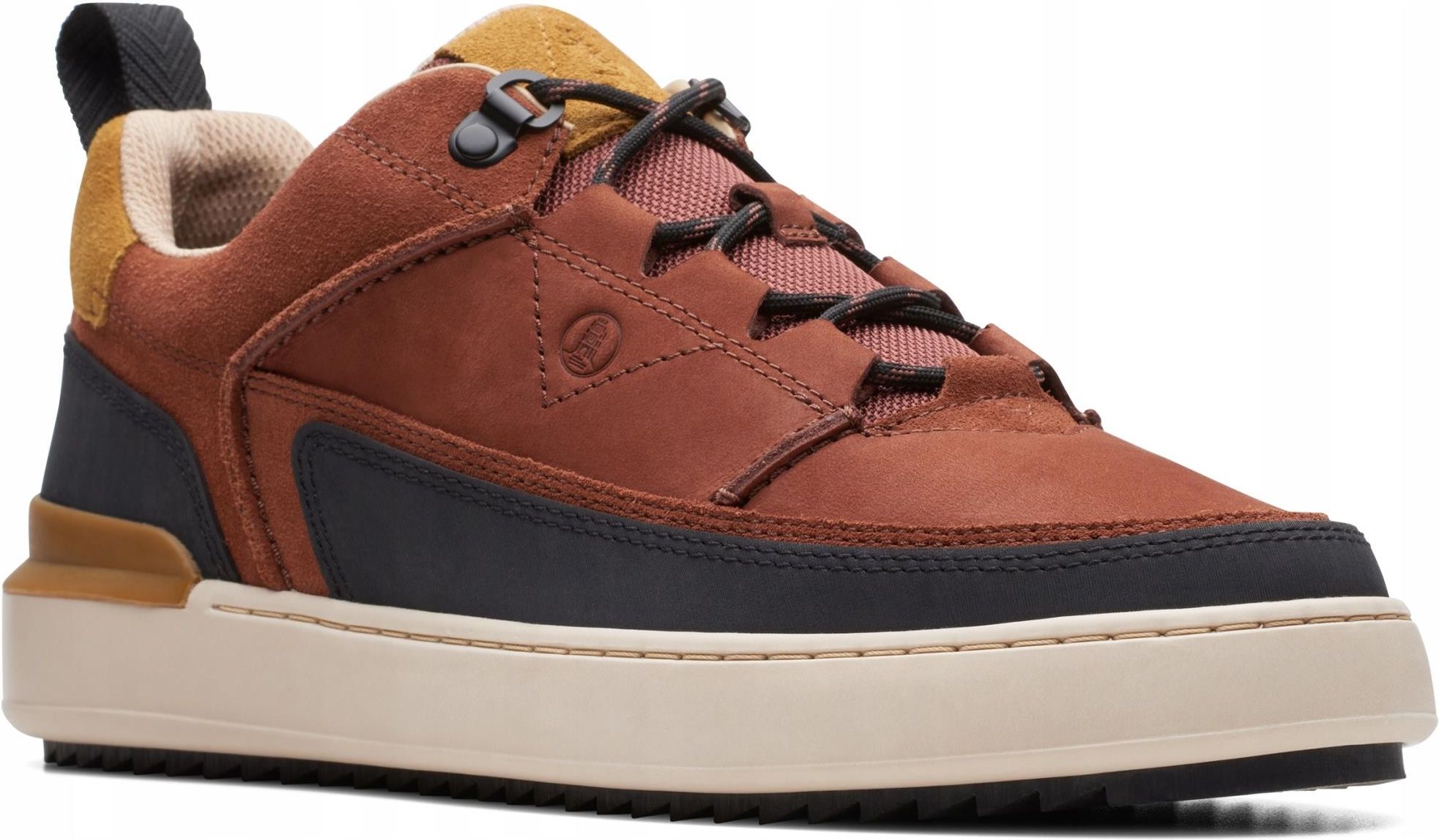 Buty męskie trampki Clarks Court Lite Go skórzane brązowe 42.5 - Ceny i ...