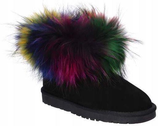 B054-1 Śniegowce Emu Buty Zimowe Skórzane Futro 37 - Ceny i opinie - Ceneo.pl