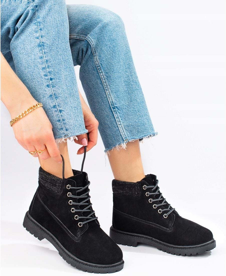 Czarne Buty Botki Original Walkman Shoes r.39 - Ceny i opinie - Ceneo.pl