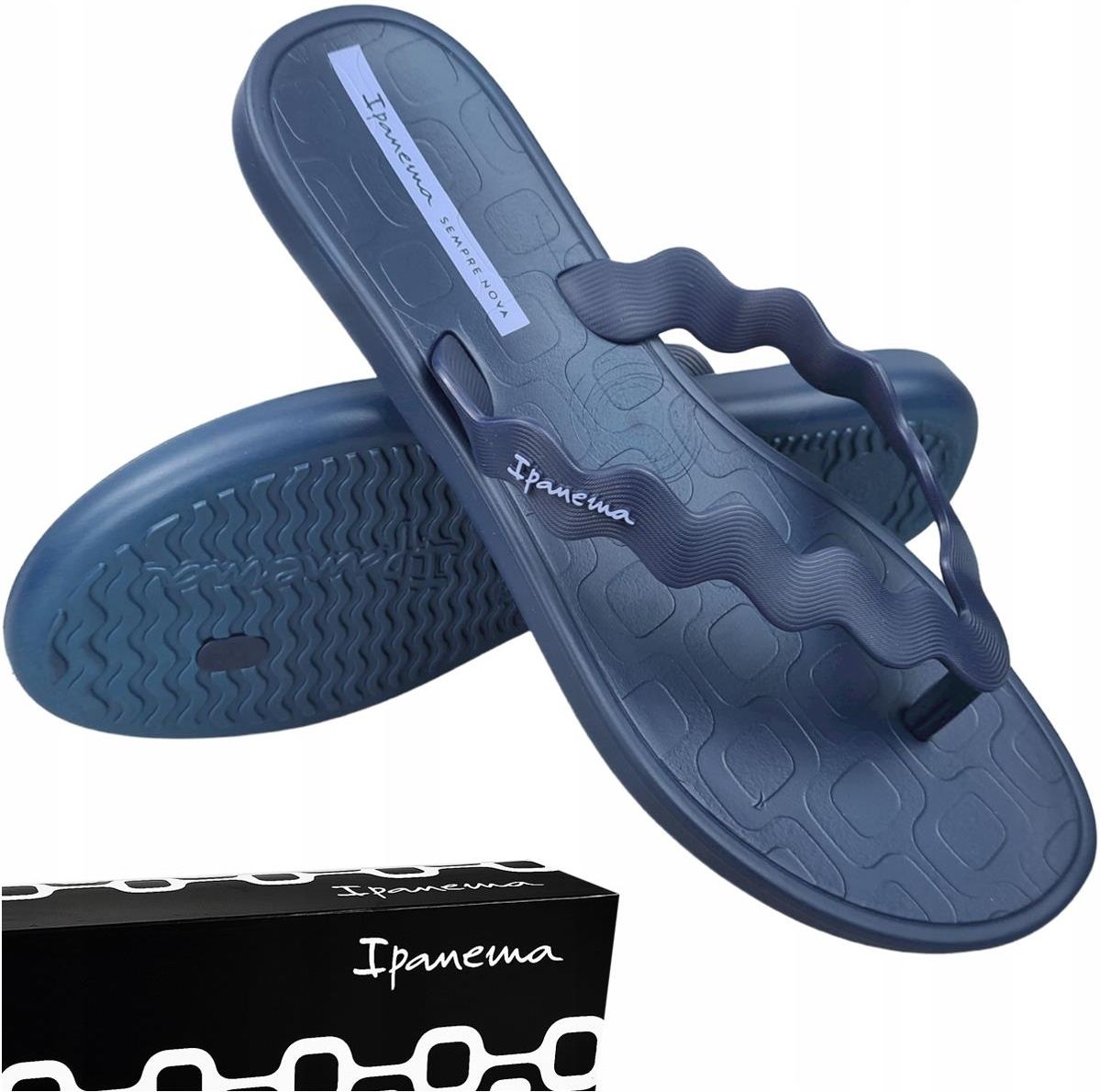 Japonki damskie Ipanema Zig Ad granatowe 35/36 - Ceny i opinie - Ceneo.pl