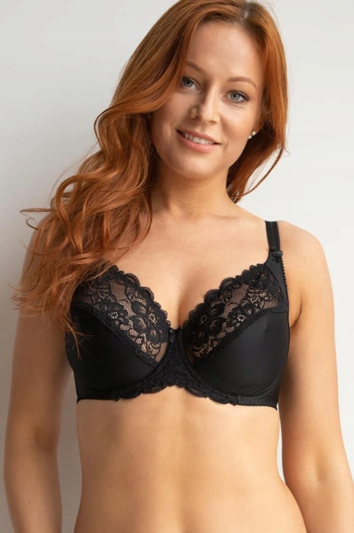 Kleo biustonosz stanik miękki koronkowy czarny 90C - Ceny i opinie - Ceneo.pl