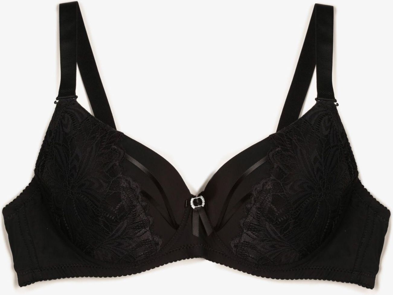 Born2Be Czarny Biustonosz damski 85E Push-up - Ceny i opinie - Ceneo.pl