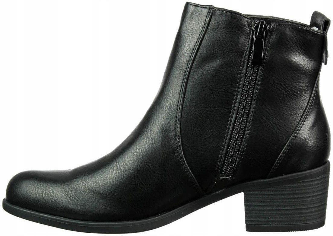 Botki Damskie Jezzi RMR1919-1 Zimowe Ocieplane Na Obcasie - Ceny i ...