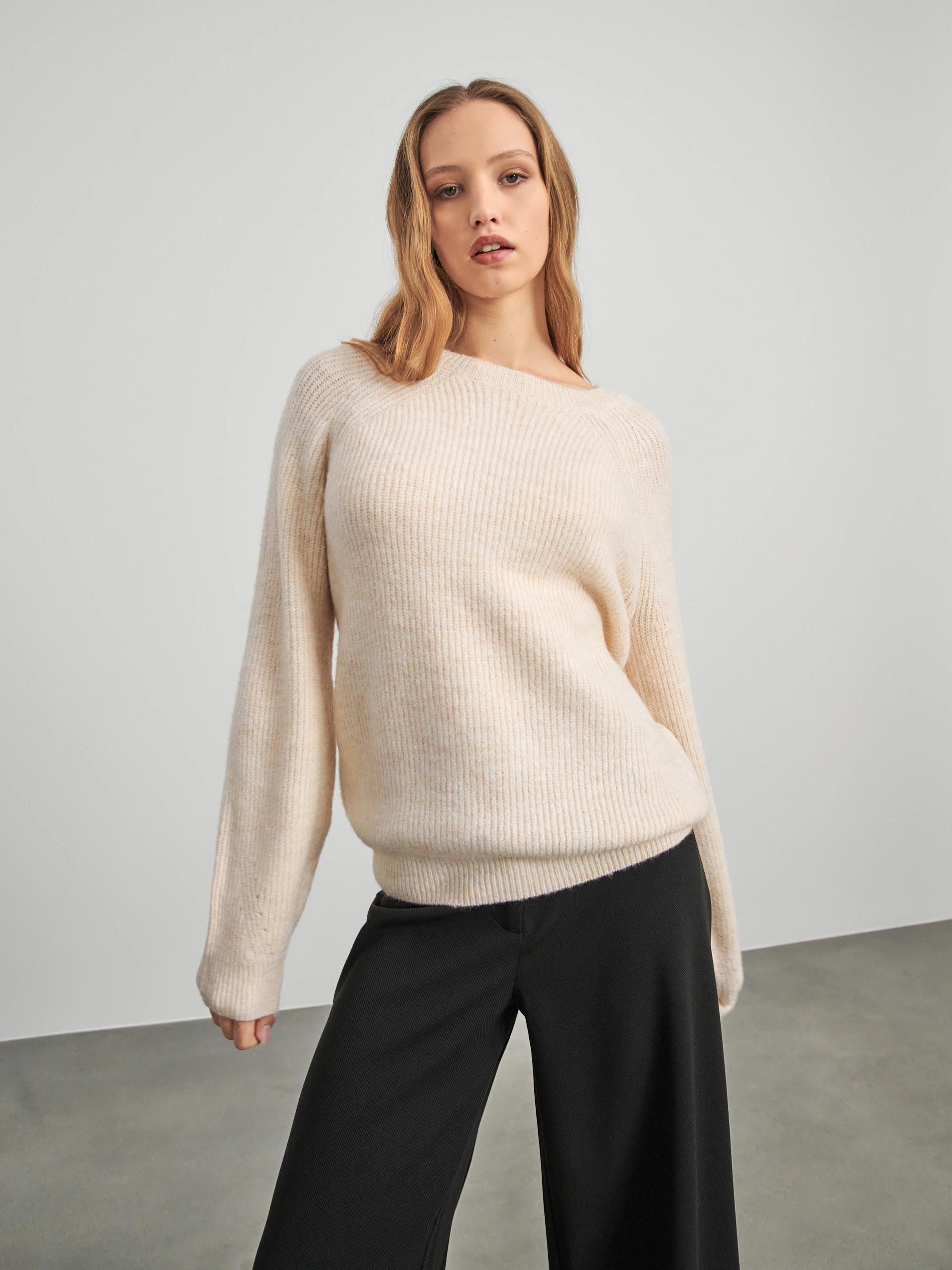 Sinsay - Sweter z miękkiej dzianiny - Beżowy - Ceny i opinie - Ceneo.pl