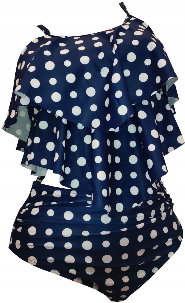 Kostium kąpielowy wysoki stan Groszki R: 46 - Ceny i opinie - Ceneo.pl