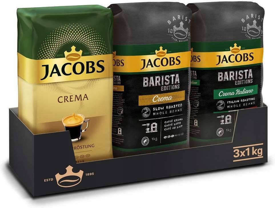 Kawa Jacobs Ziarnista Crema Barista Edition 3kg - Ceny i opinie - Ceneo.pl