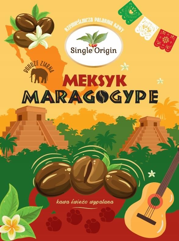 Kawa Single Origin Meksyk Maragogype 200g 200 - Ceny i opinie - Ceneo.pl