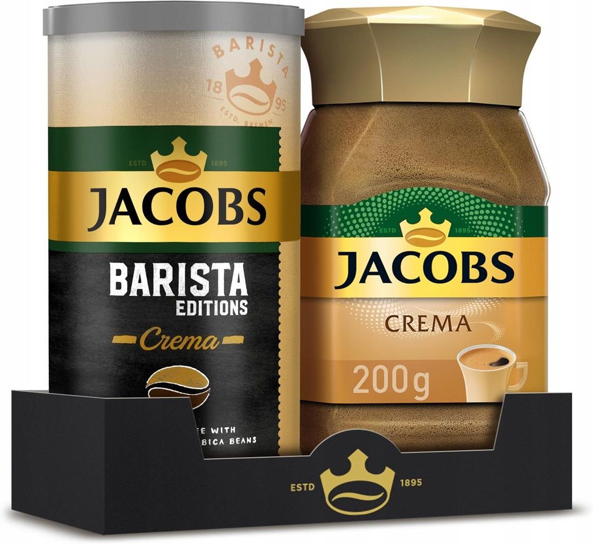 Kawa Jacobs Rozpuszczalna Barista Crema 355 - Ceny i opinie - Ceneo.pl