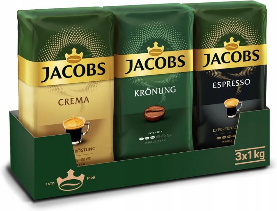 Kawa Jacobs Ziarnista Crema Kronung Espresso 3kg - Ceny i opinie - Ceneo.pl