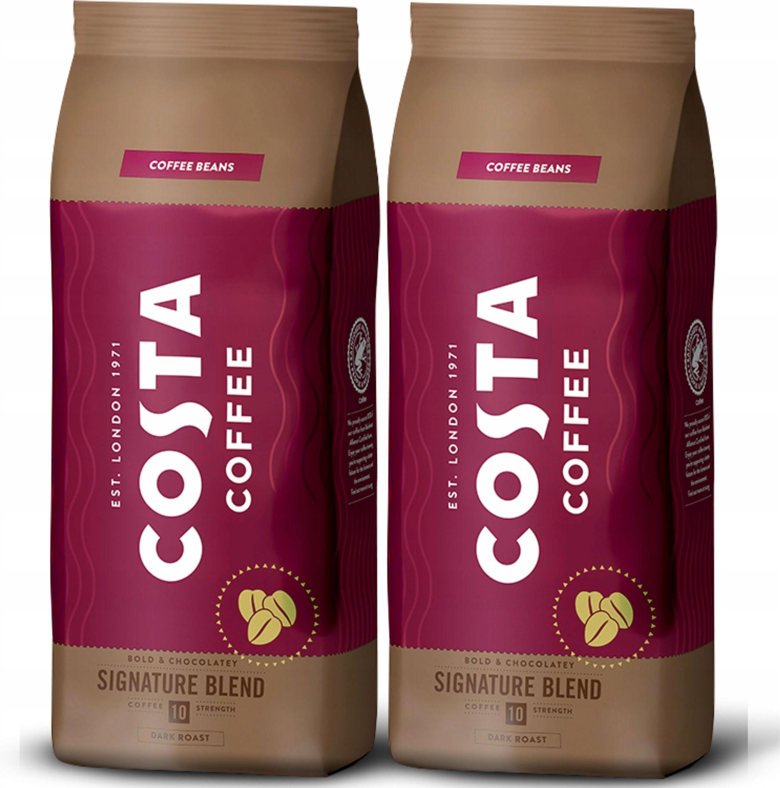 Kawa Costa Coffee Signature Dark Ziarnista 2X1kg - Ceny i opinie - Ceneo.pl