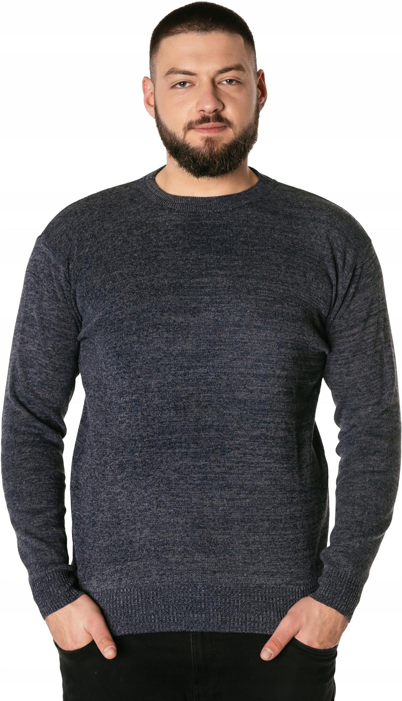 Gładki Sweterek Sweter Męski Klasyczny Półgolf 2330-03 r 7XL - Ceny i ...